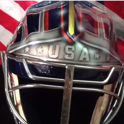 PHOTOS: Jonathan Quick’s Team USA Olympics Mask | The United States of ...